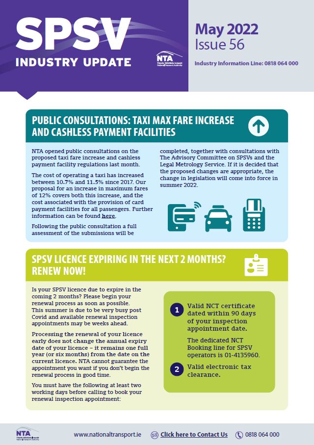 The May edition of the SPSV Industry Update (Issue 56) is now available ...